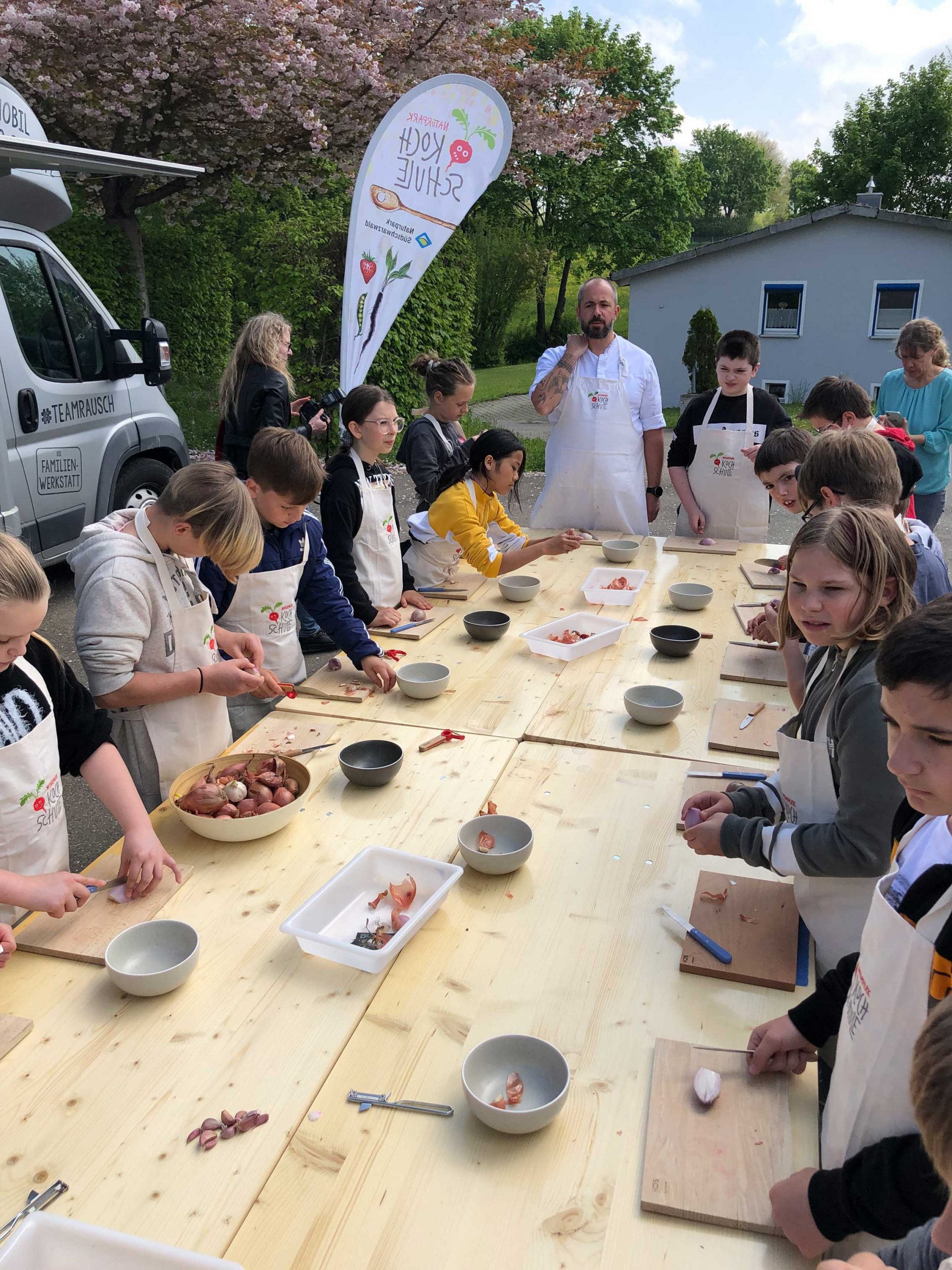 Der Kochbus zu Besuch an der Sonnenlugerschule – Gemeinschaftsschule